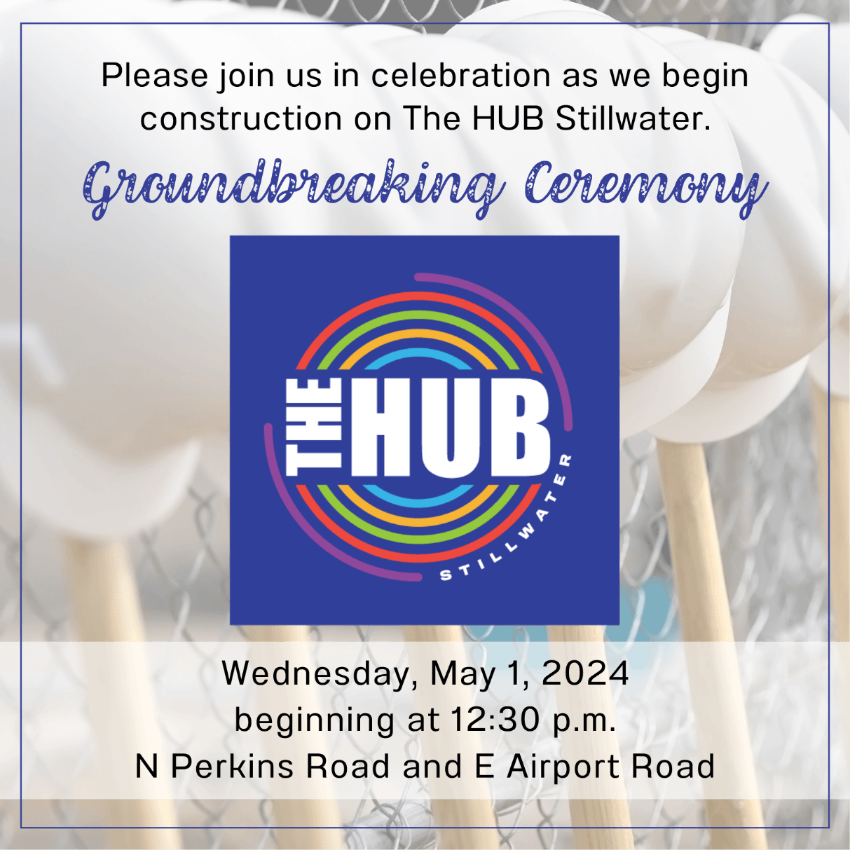 Calendar • Groundbreaking Ceremony for The HUB